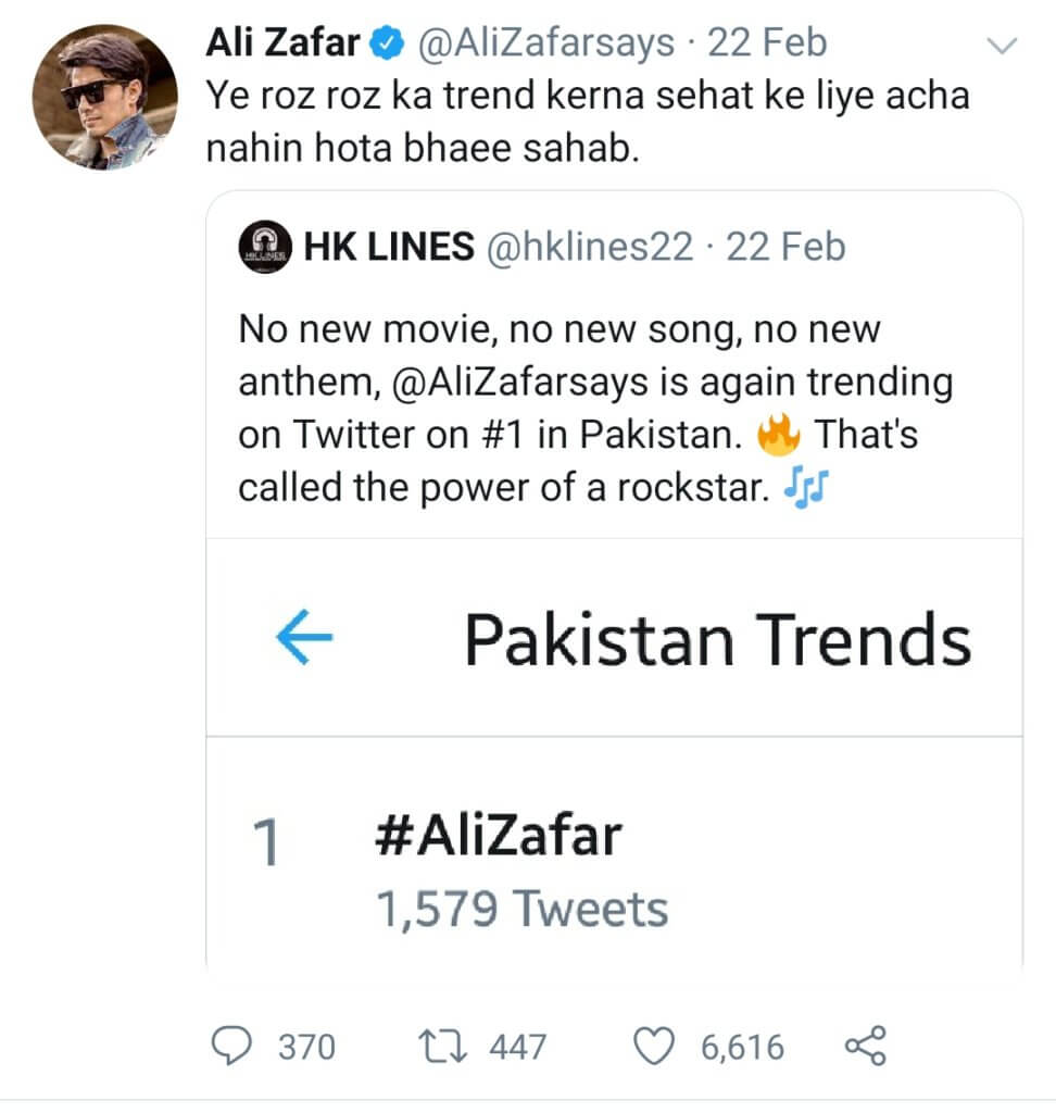 Here's How Ali Zafar Turns the Controversy into an Overnight Success ...
